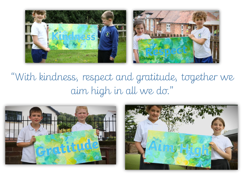 Helsby Hillside Primary School: Values and Motto