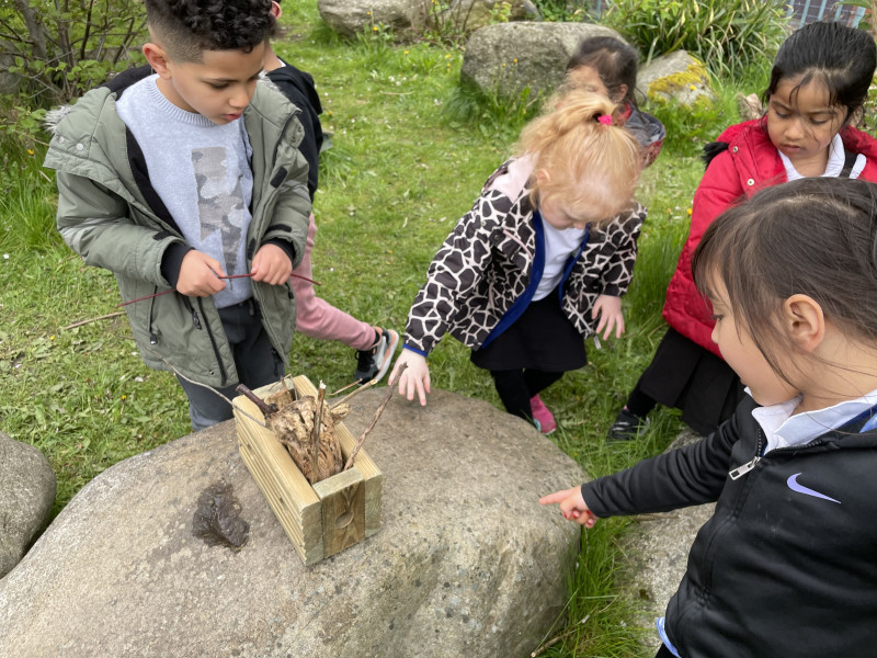 Ravensbury Community School: Minibeast homes