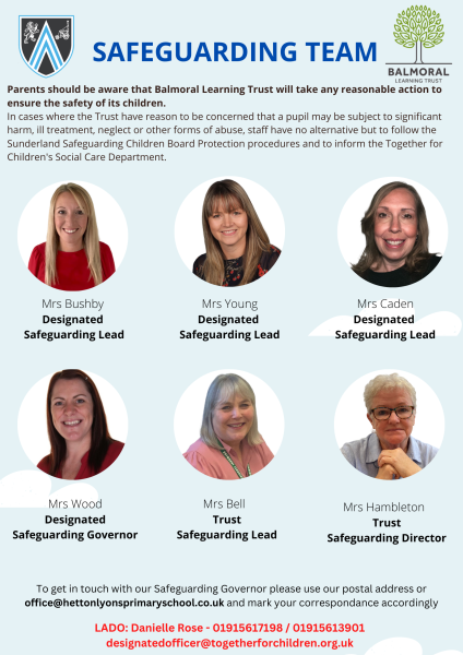 Hetton Lyons Primary School: Safeguarding