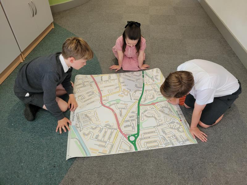 Great Sankey Primary School: Geography