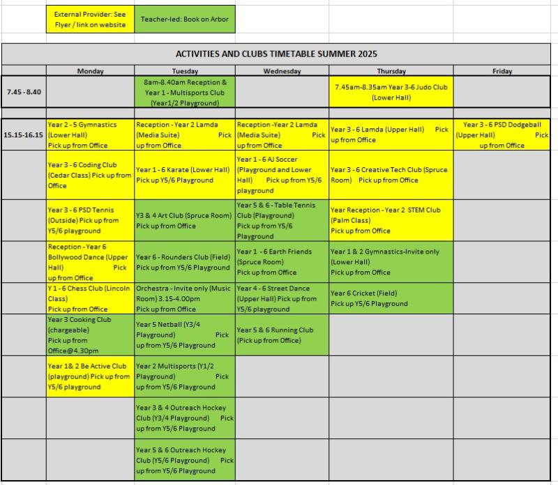 Pinner Wood School: Clubs & Activities